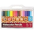 Amazon.com: Art Advantage Color Watercolor Pencil Set 36pc – Colored ...