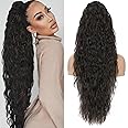 Amazon.com : KooKaStyle Ponytail Extension 26 Inch Drawstring Pony ...