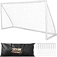 Amazon.com: VEVOR Portable Soccer Goal, 12x6 ft Soccer Net, Adults Kids ...