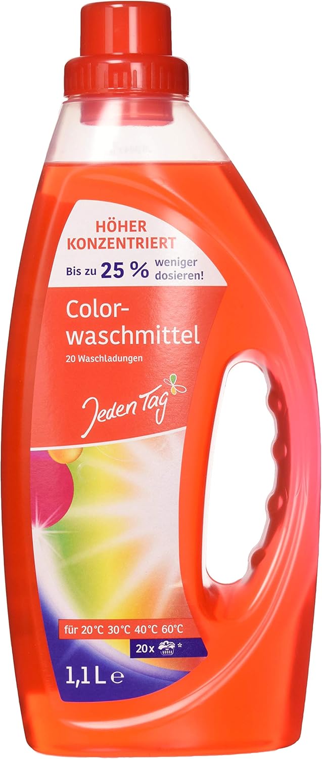 Jeden Tag Waschmittel, Color, 1.144 kg: Amazon.de: Drogerie & Körperpflege