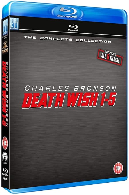 Death Wish 1-5 Blu Ray Box Set [Blu-ray]: Amazon.co.uk: Charles Bronson ...
