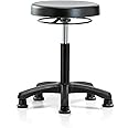 Amazon.com: Perch Polyurethane Work Stool Heavy Duty with Stationary ...