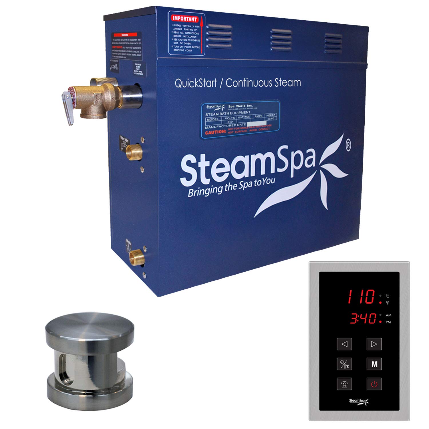 Mua STEAMSPA 9kW Steam Sauna Generator Sentry Series 240V Steam ...