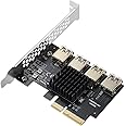 Amazon.com: BEYIMEI PCI-E 4X to 4 PCI-Express 16X Slots Riser Card,PCI-E 4X to External 4 PCI-E ...