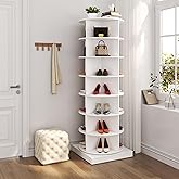 Amazon.com: 7-Tier Rotating Shoe Rack,360° Spinning Shoe Rack Tower ...