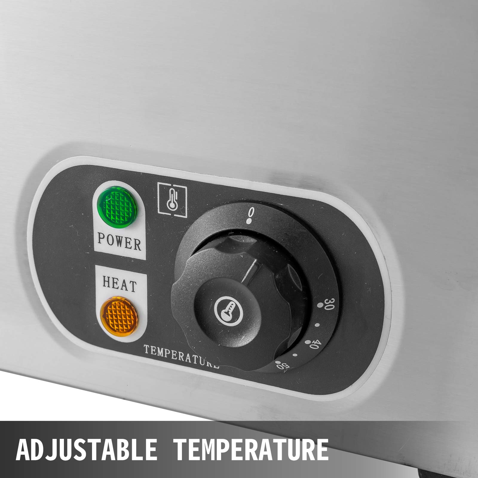 VEVOR 110V 3-Pan Commercial Food Warmer, 1200W Electric Steam Table ...