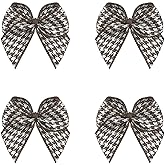 Amazon.com: VIVIQUEN 50pcs Mini Gingham Ribbon Bows Checkered Ribbon Flowers Plaid Ribbon Bow ...