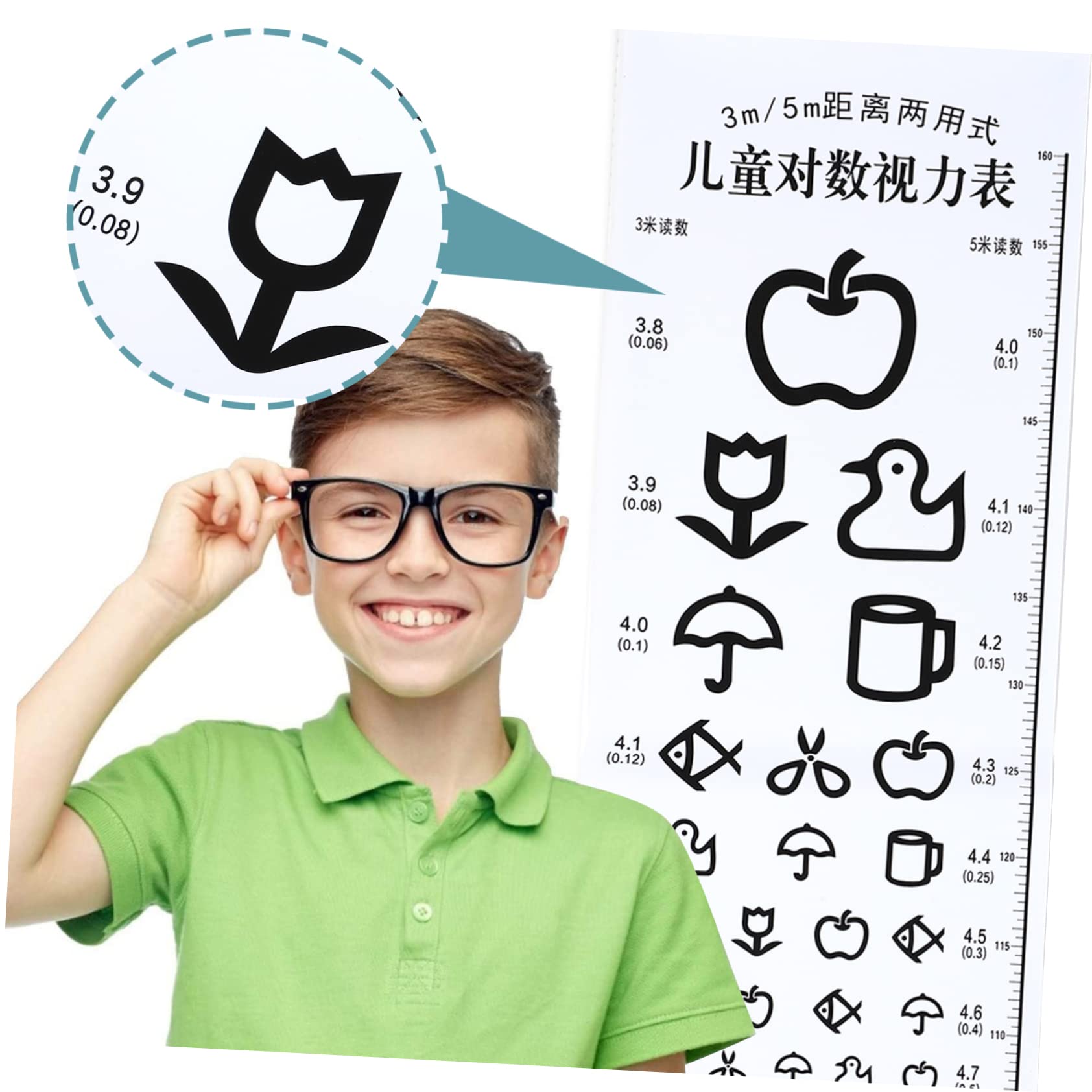 Mua CHILDWEET Eye Chart Visual Testing Chart Eye Check up Chart Visual ...