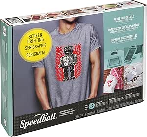 Amazon.com: Speedball Advanced All-In-One Screen Printing Kit, Includes ...