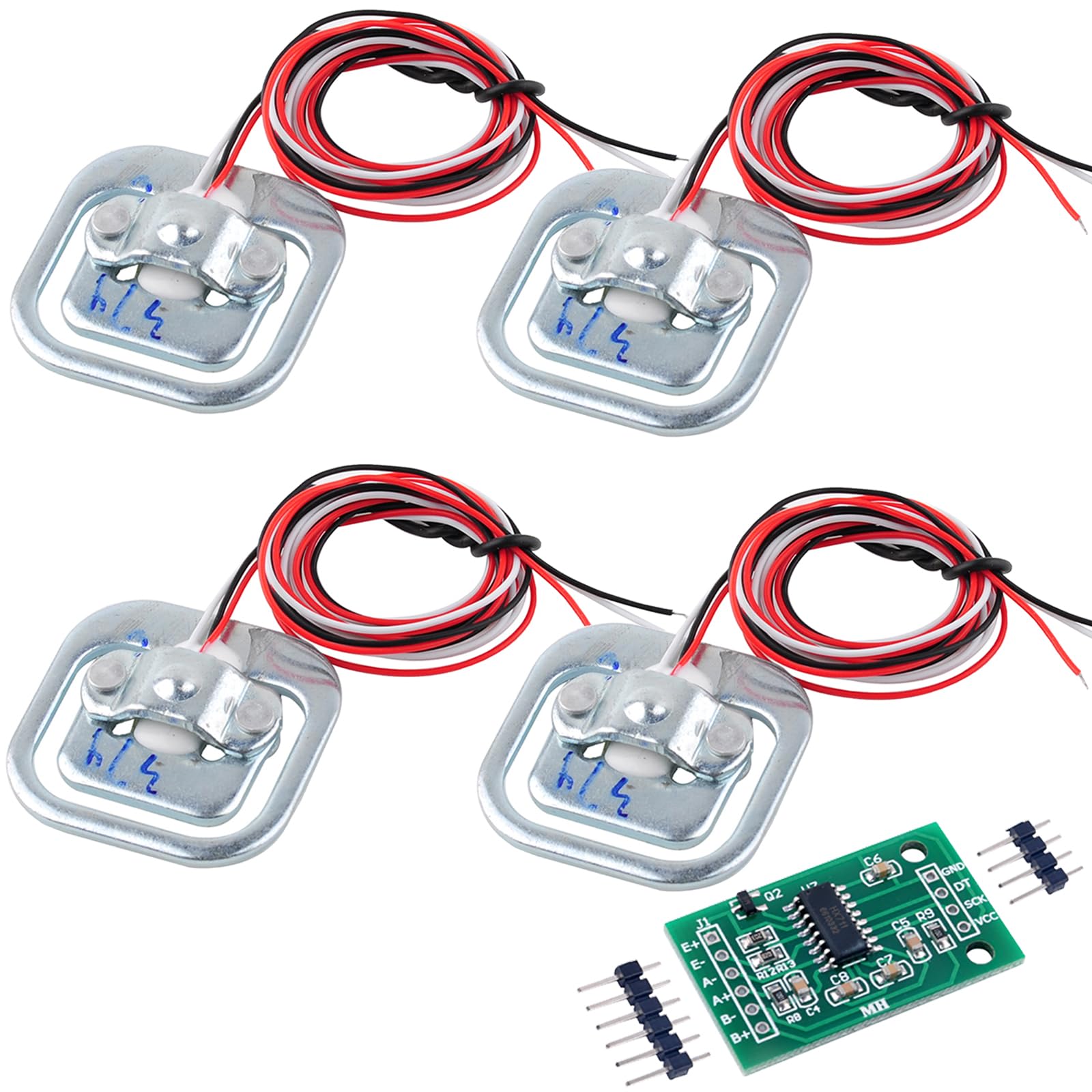 Mua Wishiot 4pcs 50kg Load Cell Weight Sensor Gauge Human Body Digital ...