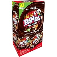 Amazon.com: Meiji Hello Panda Cookies, Chocolate Crème Filled - 32 ...