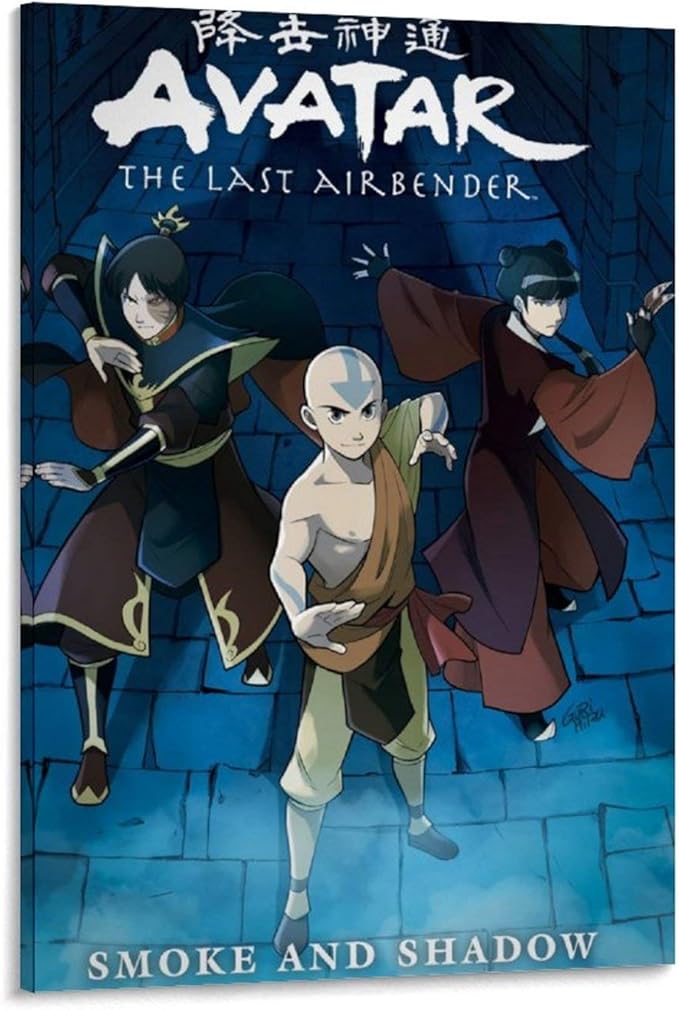 Amazon.com: FESN Avatar The Last Airbender 1 Manga/Anime TV Show Poster ...