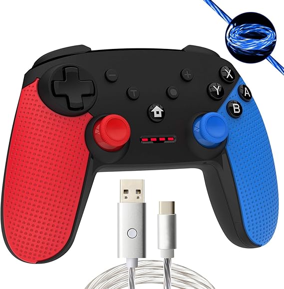 Momen Wireless Switch Pro Controller for Nintendo, Enhanced Dual Shock Gaming Gamepad Joypad ...