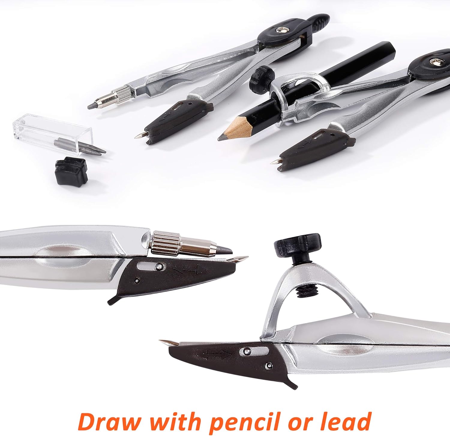 Math Kit, Geometry Compass Set School Maths Protractor Set Rulers for ...