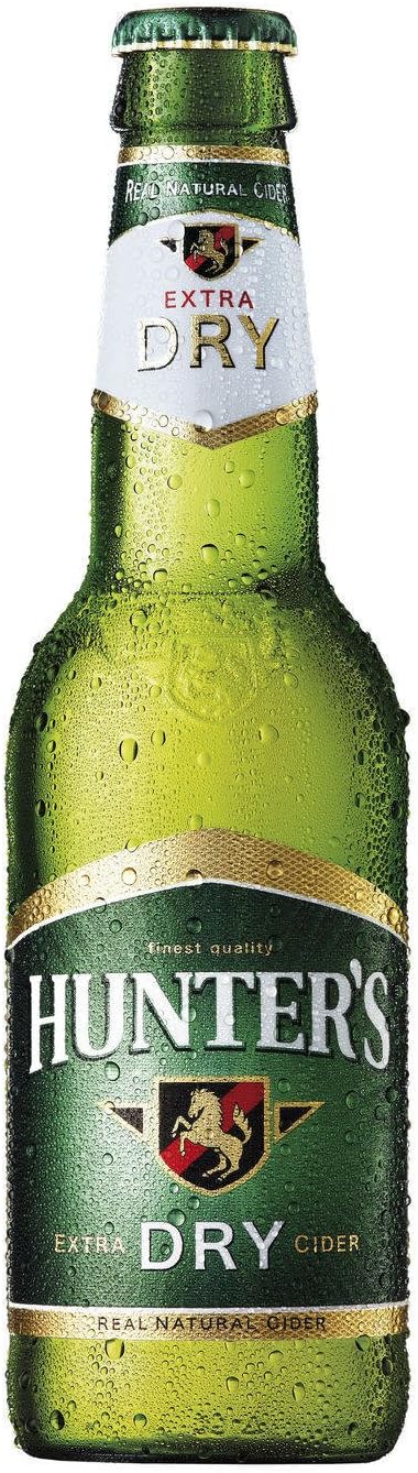 Hunters Dry Cider Bottle 330ml - Cider from South Africa: Amazon.co.uk ...