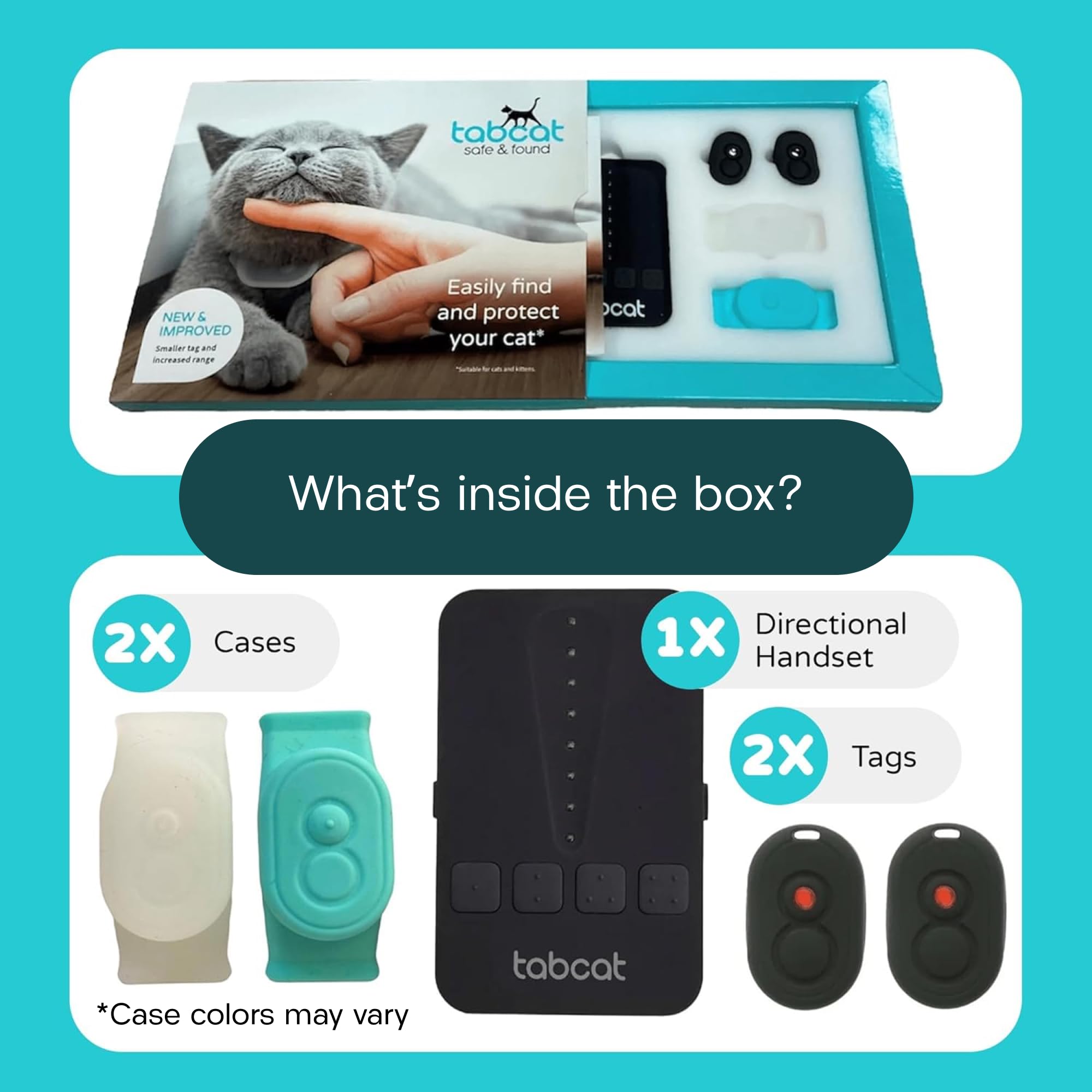 Mua Tabcat V2 Cat & Kitten Tracker - No Monthly Subscription Fee | 2 ...