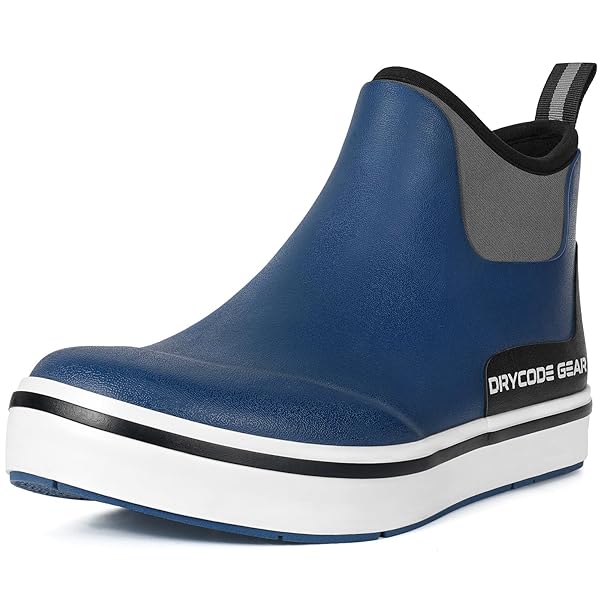 D DRYCODE Rain Boots Men, Waterproof Fishing Deck Boots, Anti-Slip ...