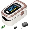 Amazon.com: WRINERY Oxygen Saturation Monitor, Pulse Oximeter Fingertip ...