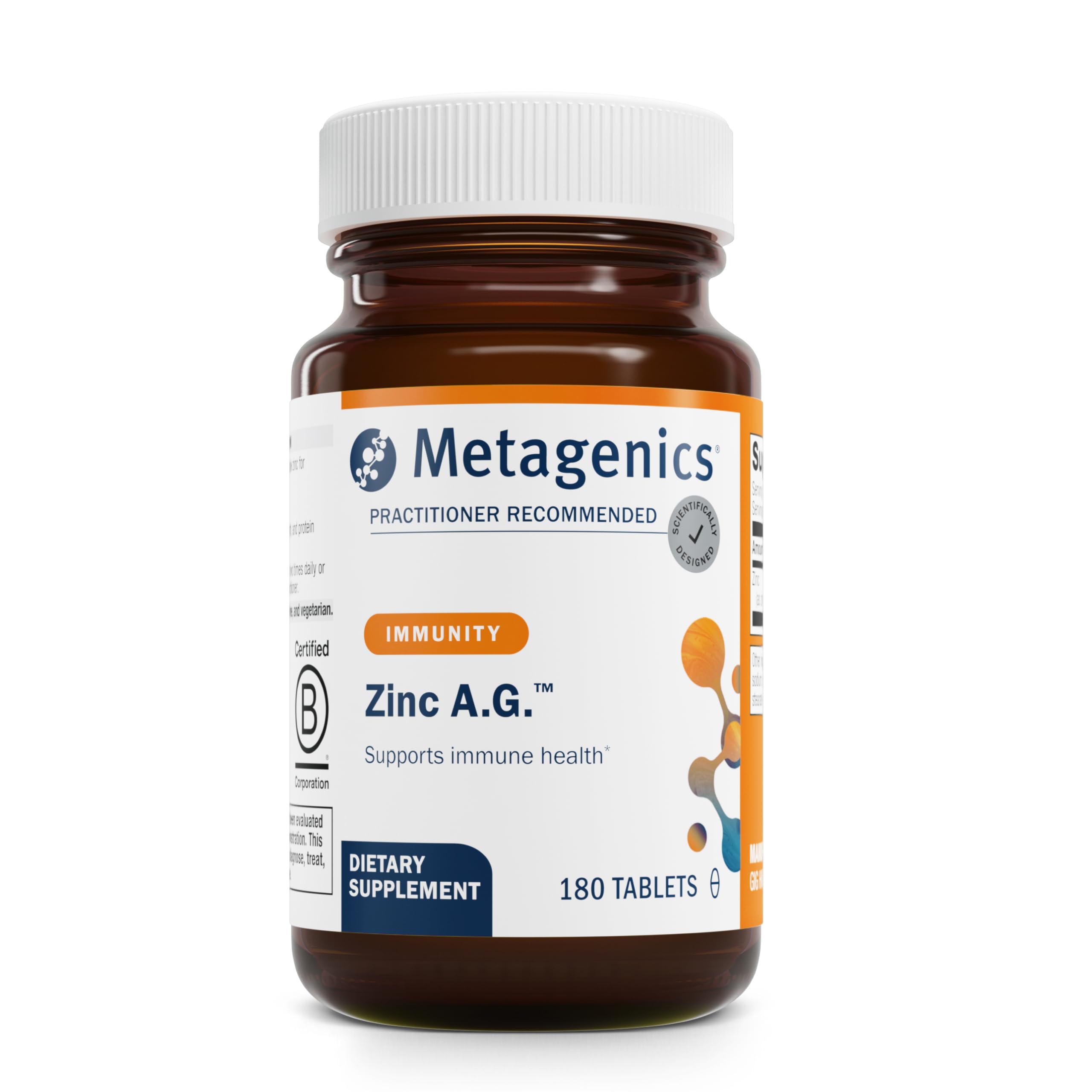Metagenics Zinc A.G. - Highly Absorbable Zinc with Arginine & Glycine ...