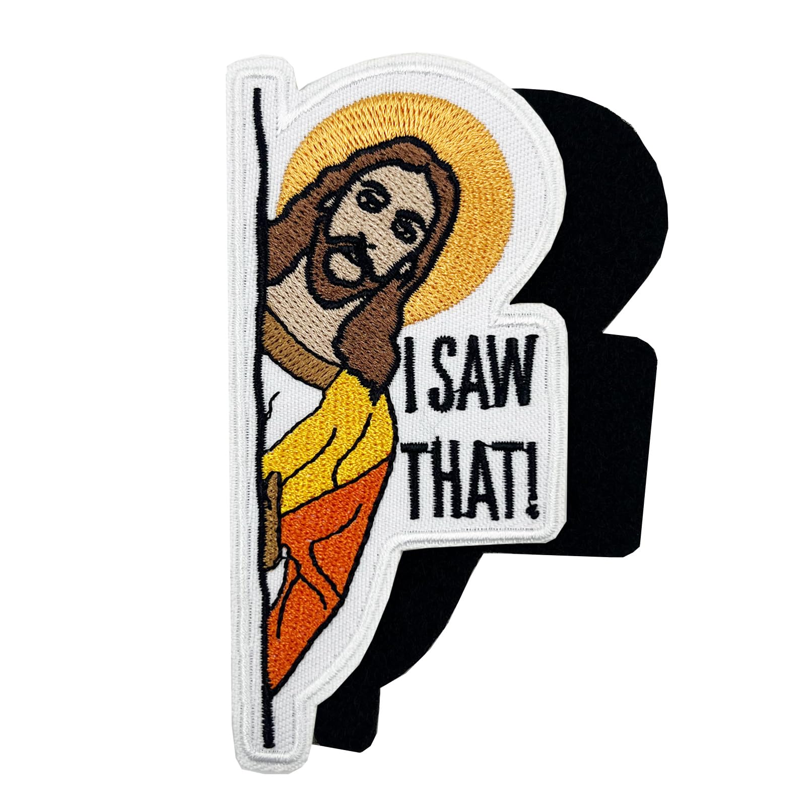 Mua 4" Jesus I Saw That Embroidered Hook and Loop Patch, Tactical Patch ...