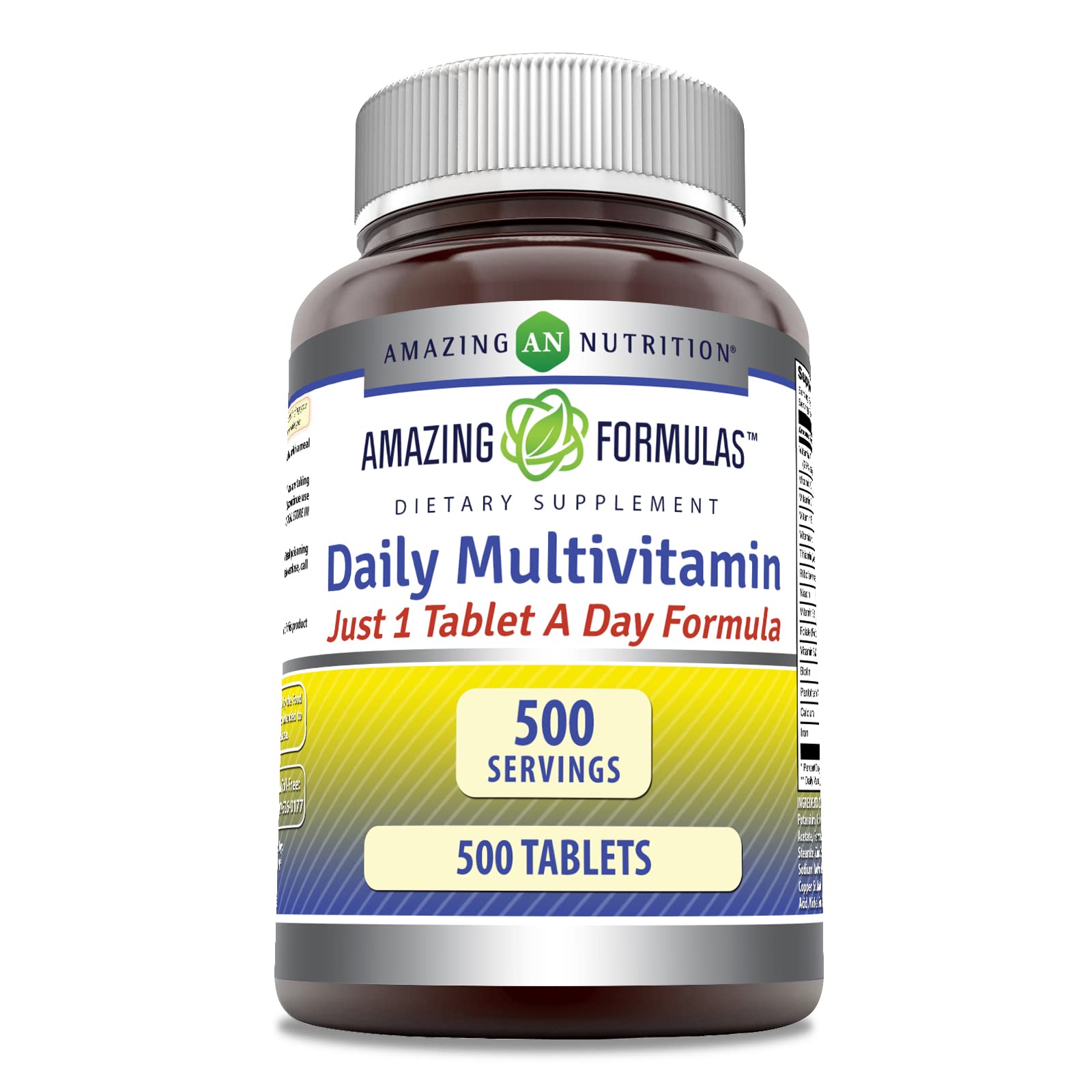 Mua Amazing Formulas Daily Multivitamin 500 Tablets Supplement | Just 1 ...