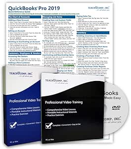 Amazon.com: TeachUcomp, Inc. Course used for learning QuickBooks Desktop Pro 2019 DELUXE ...