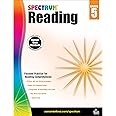 Spectrum 5th Grade Reading Comprehension Workbooks, Nonfiction and ...