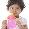 Amazon.com : Nuby 2-Pack Two-Handle No-Spill Super Spout Grip N' Sip Cup, 8 Ounce, Colors May ...