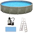Amazon.com: Blue Wave Trinity 27-ft Round 52-in Deep Steel Wall Above ...