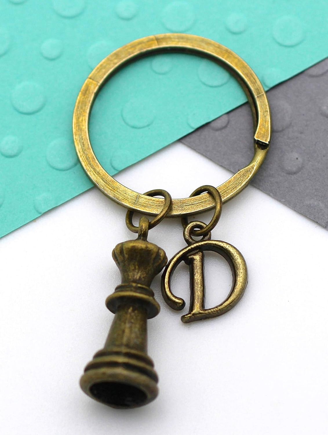 Chess Piece Personalised Keychain, Queen Chess Custom Keyring ...