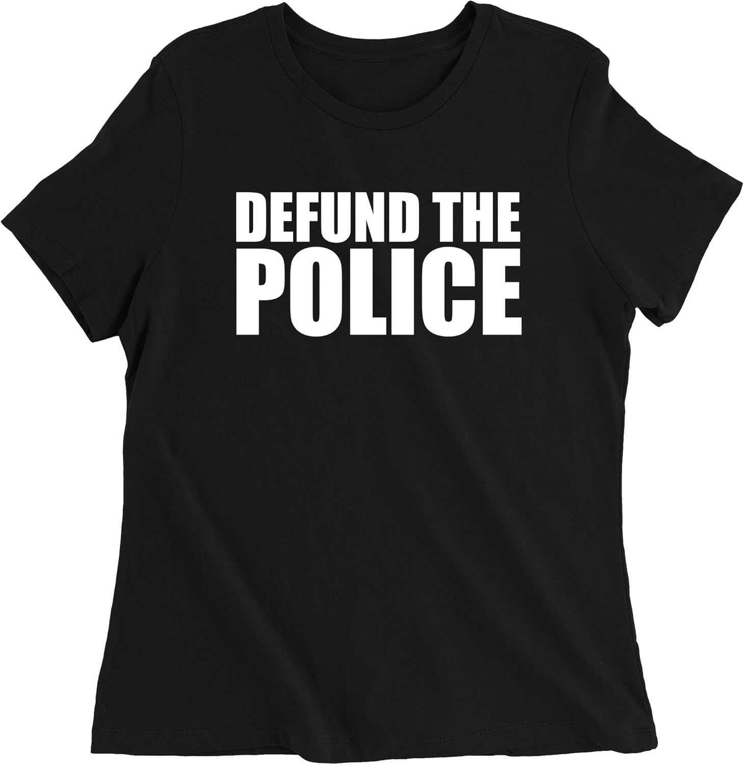 Amazon.com: FerociTees Defund The Police Womens T-Shirt: Clothing