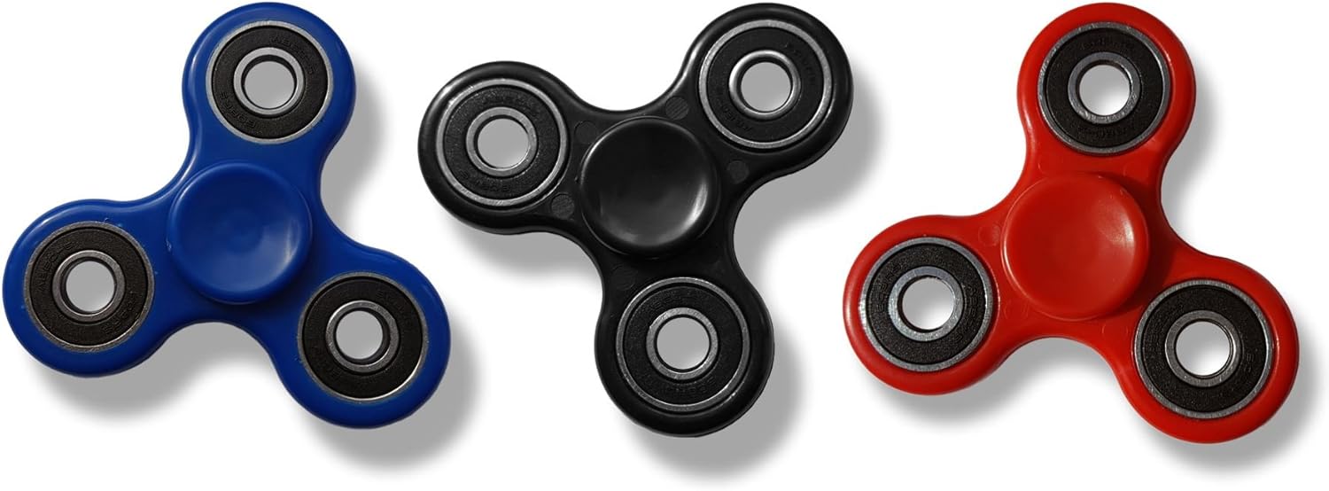 Vinsani Whirlerz Tri-Finger Fidget Hand Spinner Ultra Fast Bearing ...