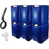 Amazon.com : API Kirk Containers 5 Gallon Samson Stackers, Blue, 4 Pack ...