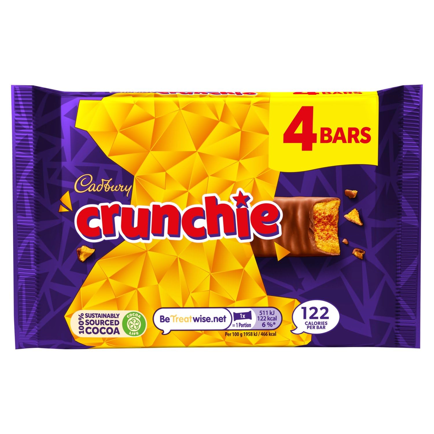 Mua Original Cadbury Crunchie Chocolate Bar Pack, Candy Imported From ...
