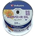 Amazon.com: Verbatim DVD+R DL 8.5GB 8X with Branded Surface - 50pk Spindle : Electronics