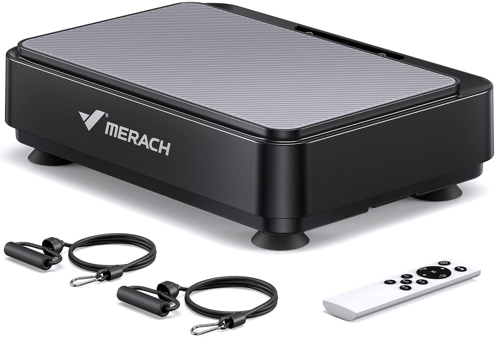 MERACH Vibration Plate Exercise Machine, Mini Vibrating Plate Machine for Women Men, Full Body ...