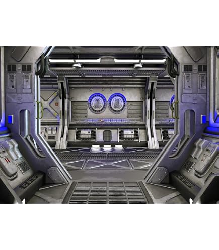 Vehicle Lift Kit 8x6ft Spaceship Interior Backdrop - Sci-Fi Photography ...