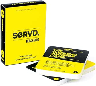Amazon.com: SERVD - Hers & Hers - The Hilarious New Real-Life Couples Card Game for Adults ...