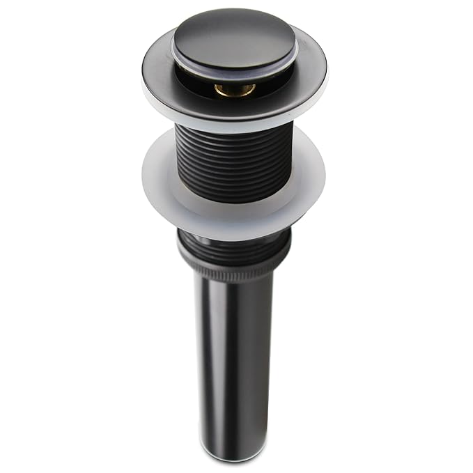 Pop Up Drain Stopper without Overflow, Bathroom Lavatory Vanity Vessel ...