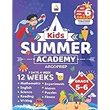 Kids Summer Academy by ArgoPrep - Grades 6-7: 12 Weeks of Math, Reading ...