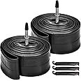Amazon.com : BEAUGIREW 2 Pack 26" Bike Tubes 26 x 1.75/2.125 FV 48mm ...