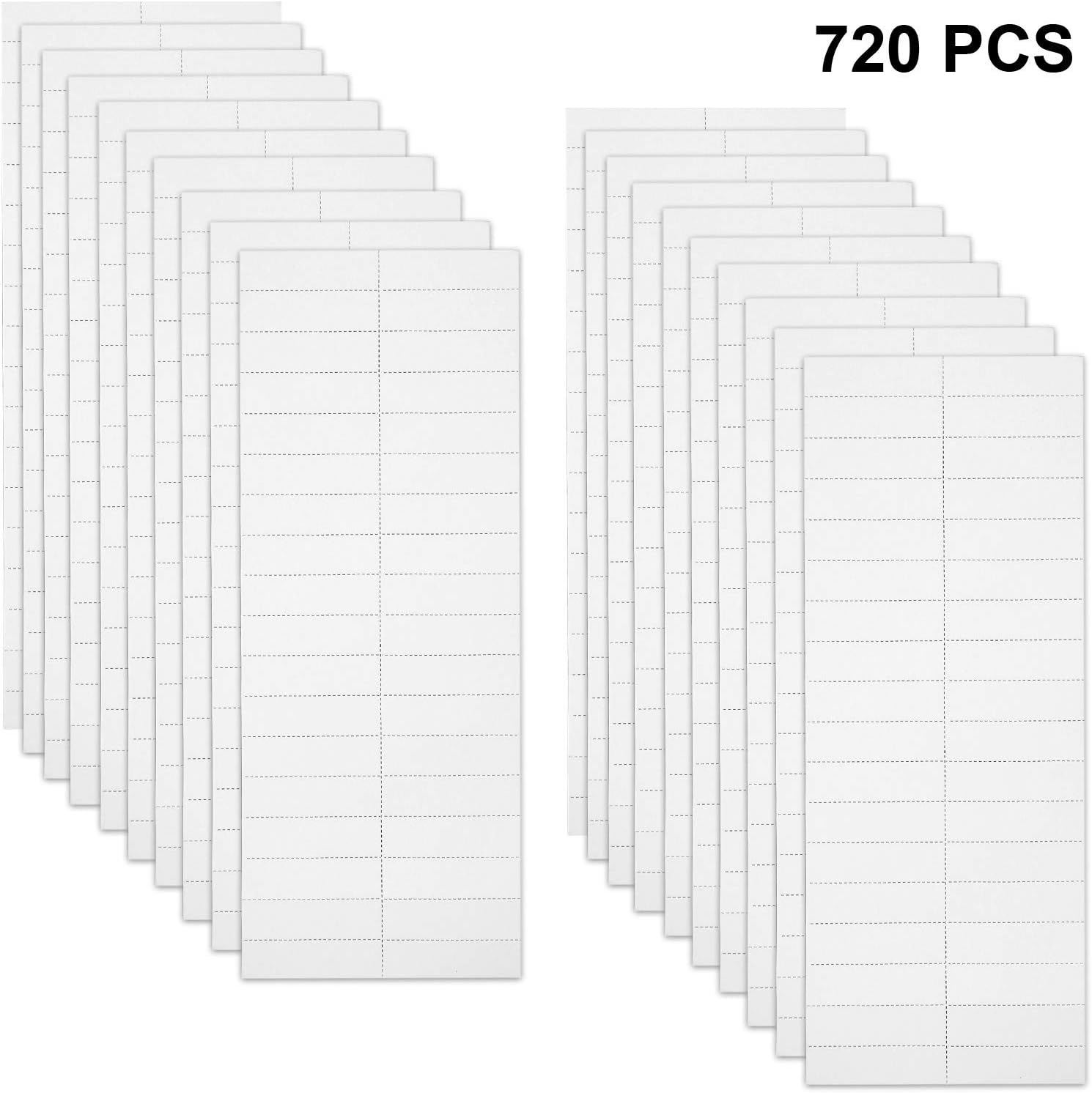 720 Pieces Blank Labels Inserts Hanging File Insert Paper Tab Inserts ...