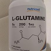 Amazon.com: Nutricost L-Glutamine Powder 1 KG - Pure L Glutamine ...