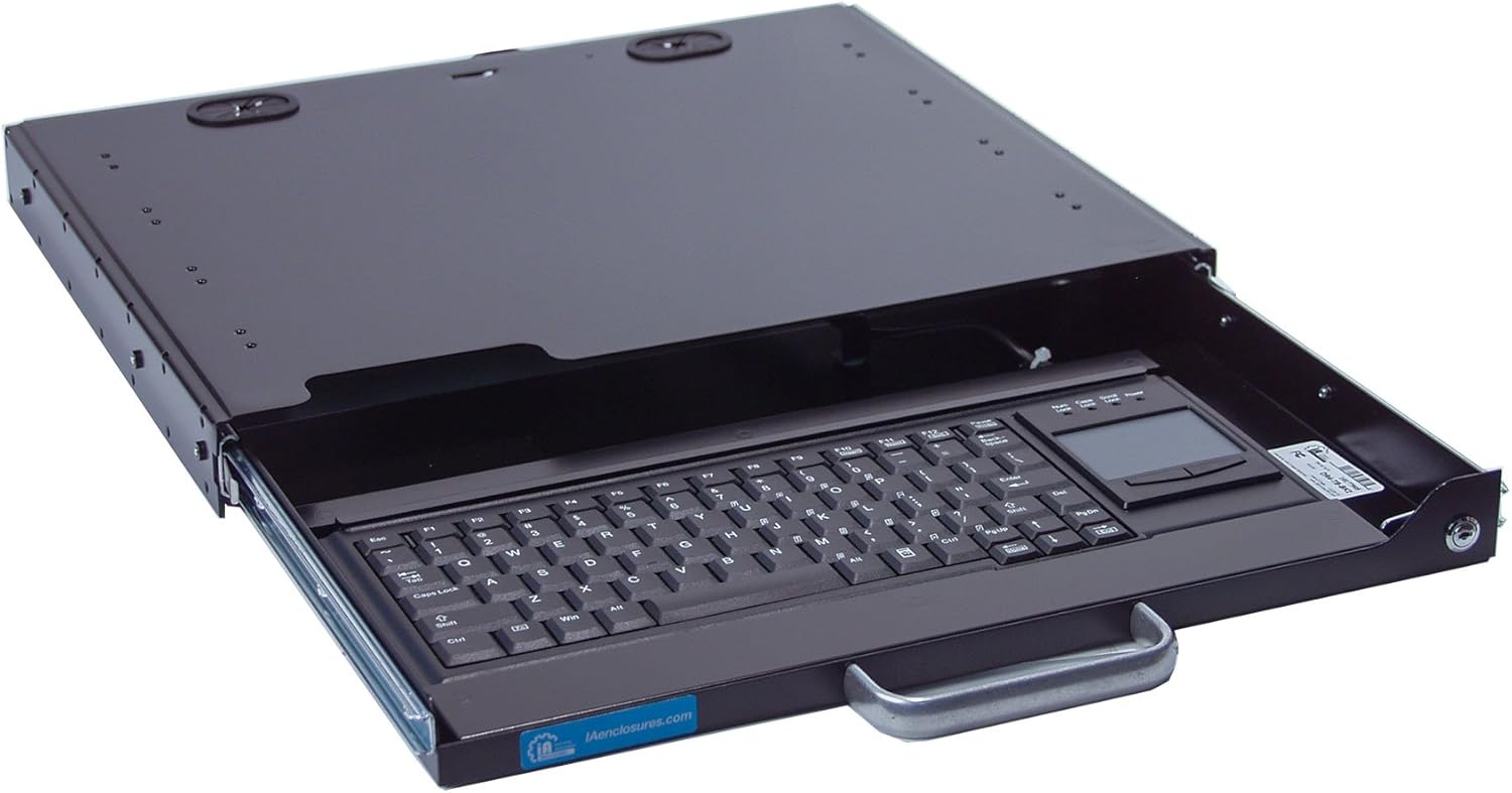 Amazon.com: Rackmount 1U Keyboard Drawer with Compact Keyboard and ...