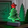 Amazon.com: Northlight LED 3D Christmas Tree Infinity Mirror - 8 ...