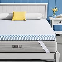 Sleepmax 3 Inch Firm Mattress Topper Queen - Firm to Extra Firm Memory ...