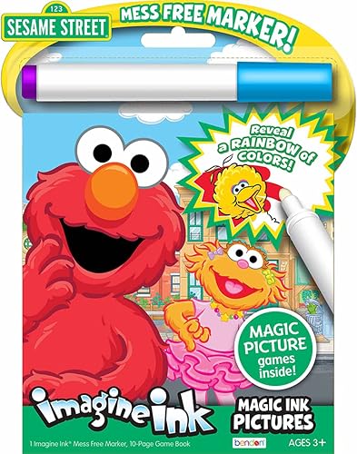 Sesame Street Elmo Imagine Ink | Sesame Street Coloring Book w/Mess ...