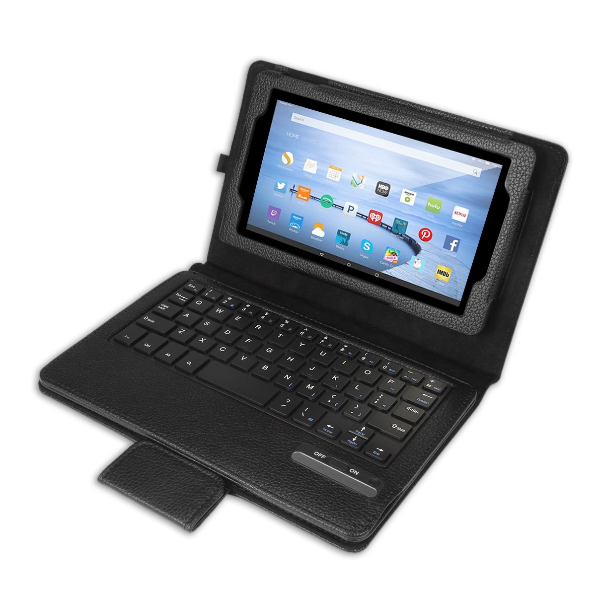 SOONHUA Amazon Kindle Fire HD 7 Keyboard Case: Amazon.co.uk: Electronics