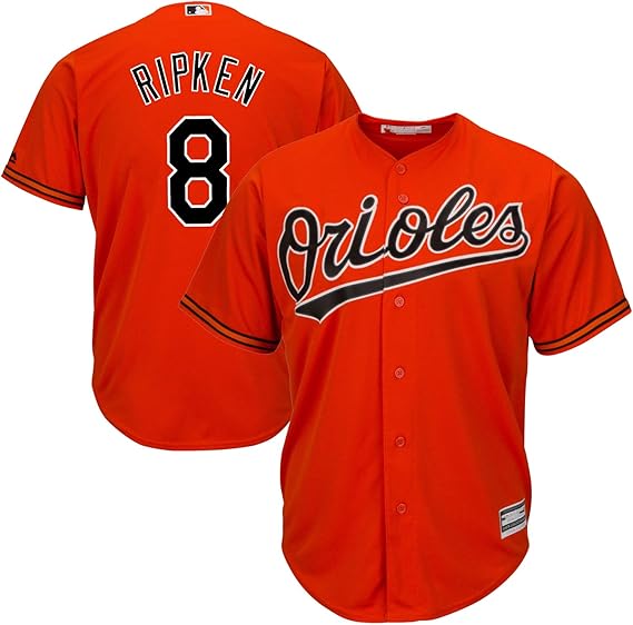 Amazon.com: Cal Ripken Jr Baltimore Orioles Youth 8-20 Orange Alternate ...