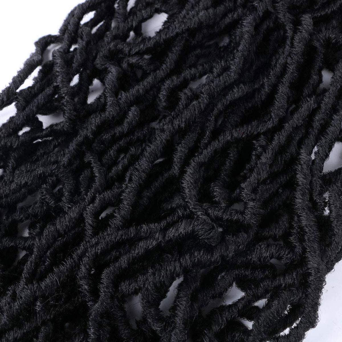 24 Inch Soft Locs Crochet Hair Pre Looped 6 Packs Faux Locs Crochet ...